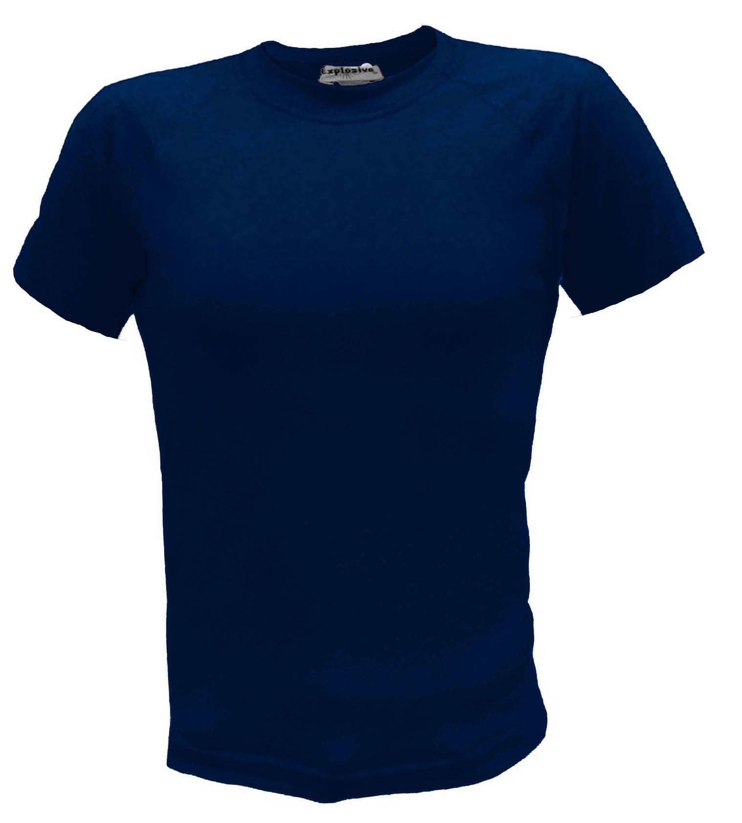 T-shirt Azul manga corta